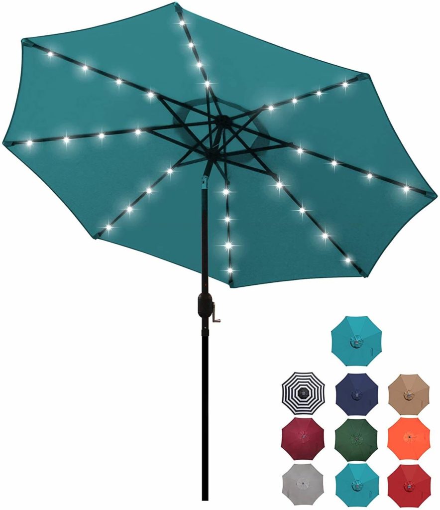 Best Solar Umbrellas for 2023 - Stylish Umbrellas with Solar-Powered ...
