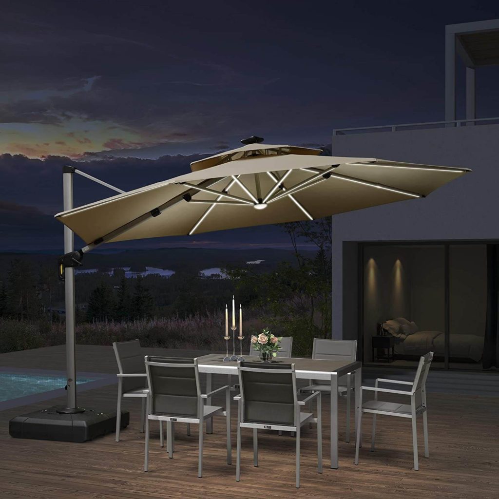 Best Solar Umbrellas for 2023 - Stylish Umbrellas with Solar-Powered ...
